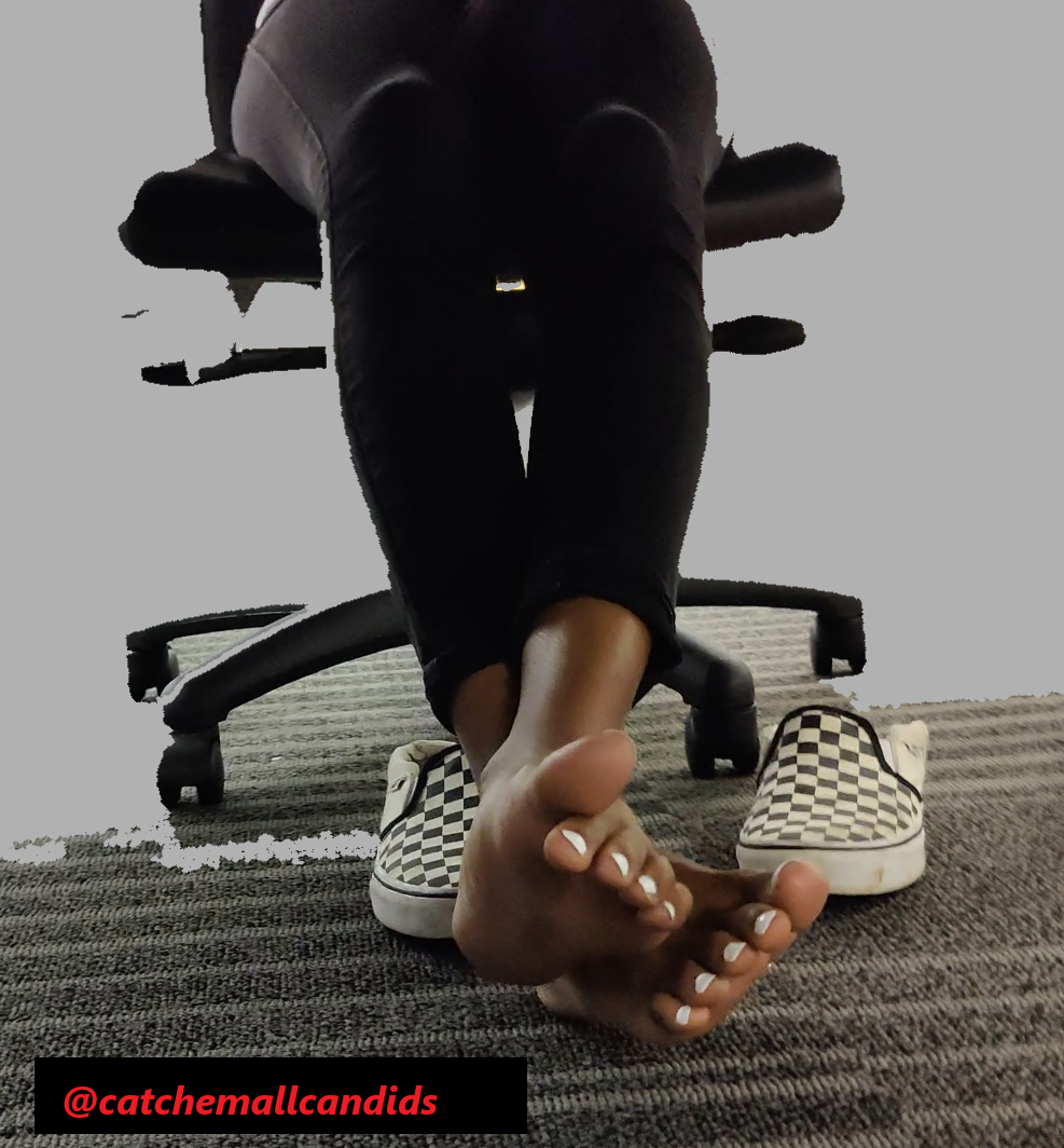 White Toes out of Checkerboard Vans
