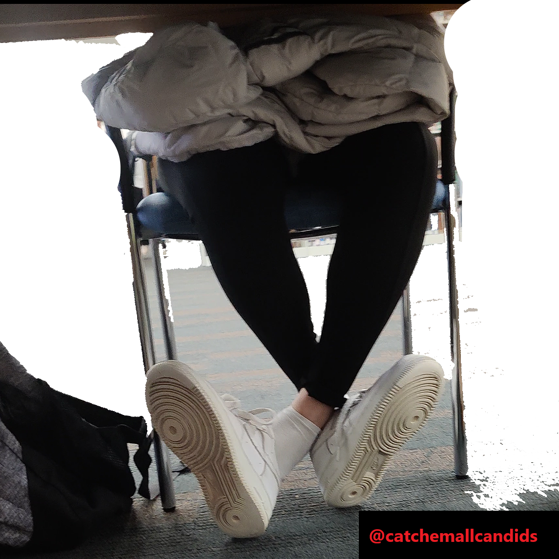 Asian AF1 Shoeplay in Sweaty White Socks