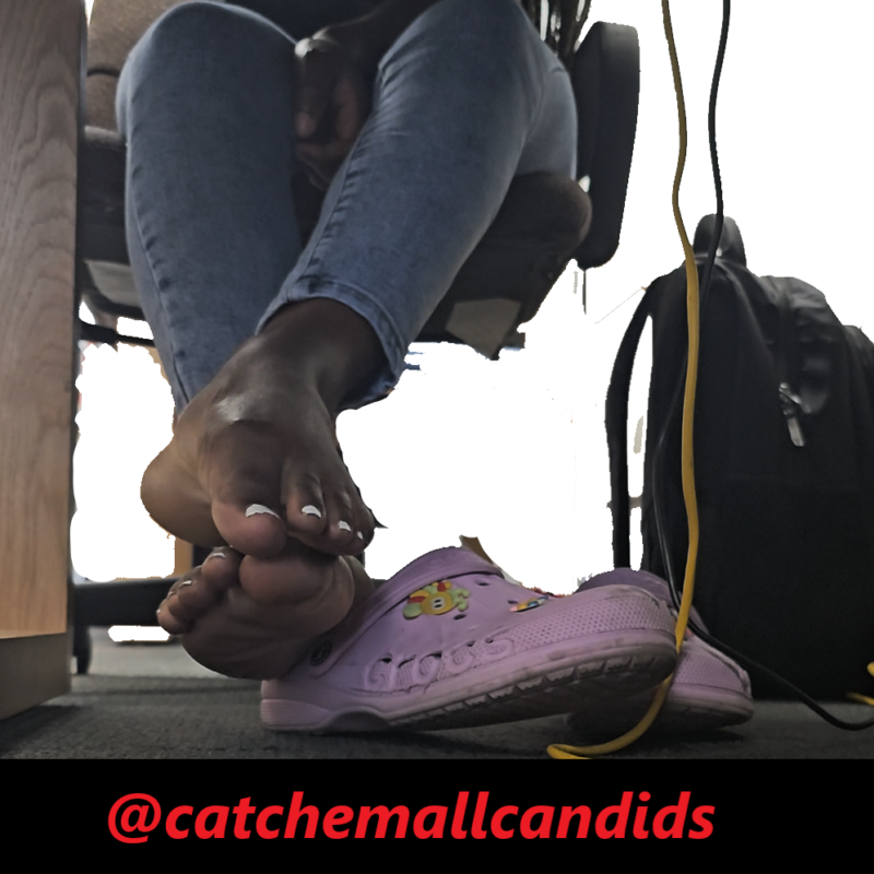 Ebony Soles out of Pink Crocs Day 2